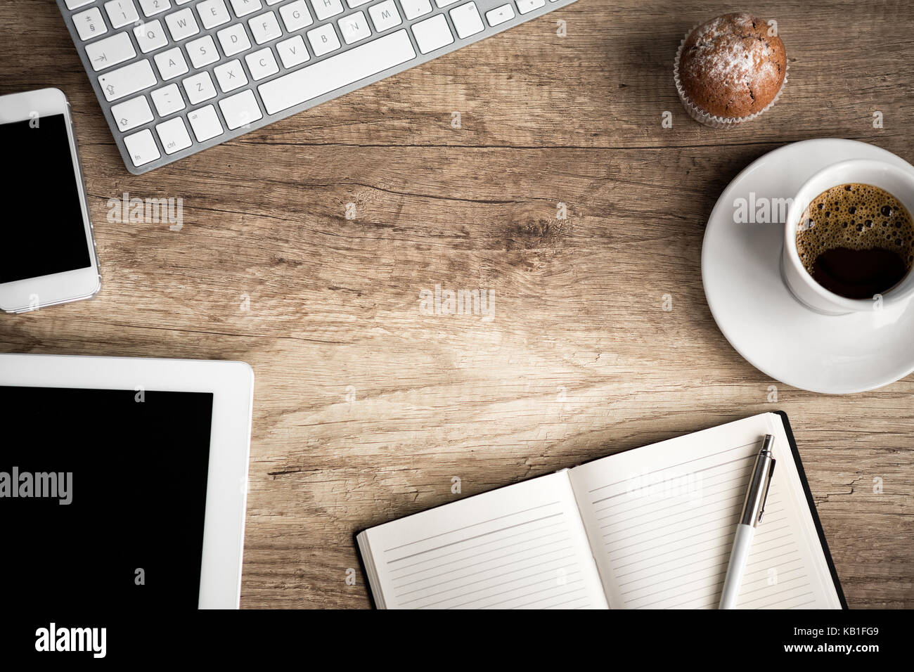 Office table top keyboard hi-res stock photography and images - Alamy