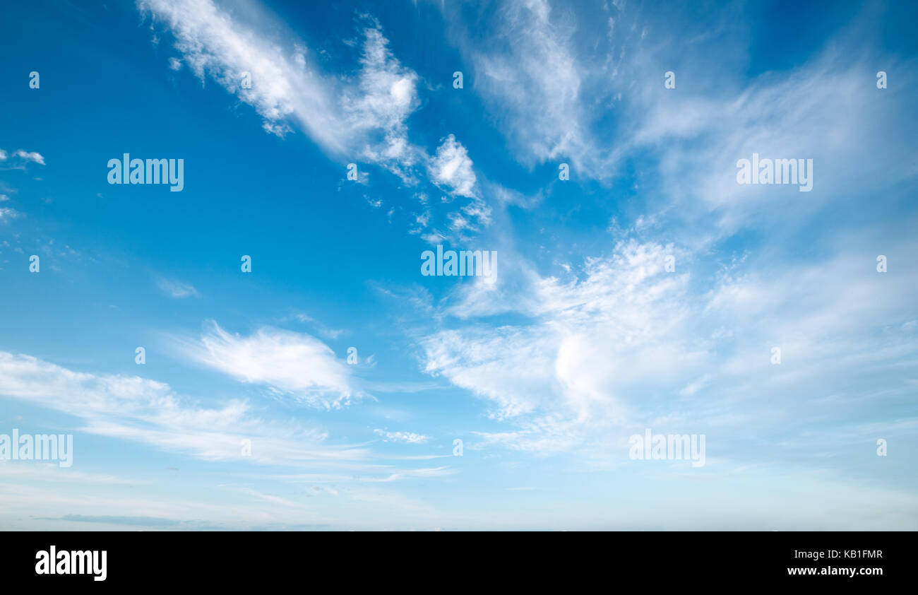 Blu sky with clouds Stock Photo - Alamy