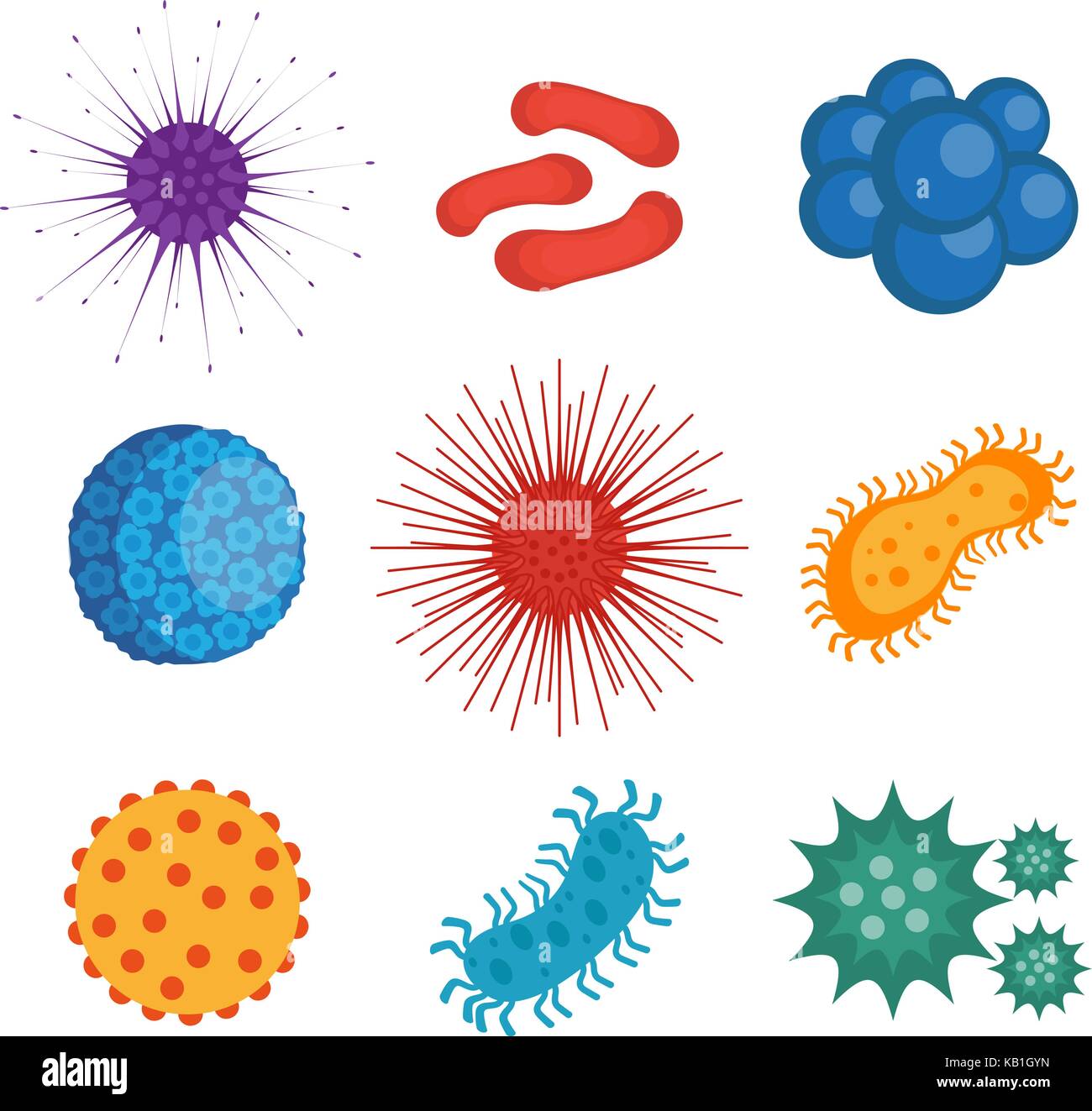 Germs Bacteria Cartoon High Resolution Stock Photography and Images - Alamy