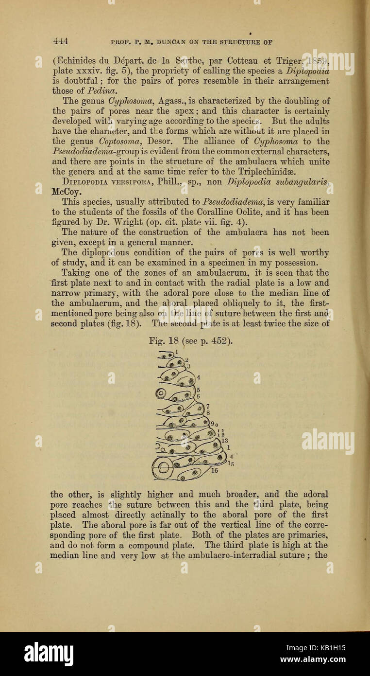This drawing from The Quarterly Journal of the Geological Society of ...