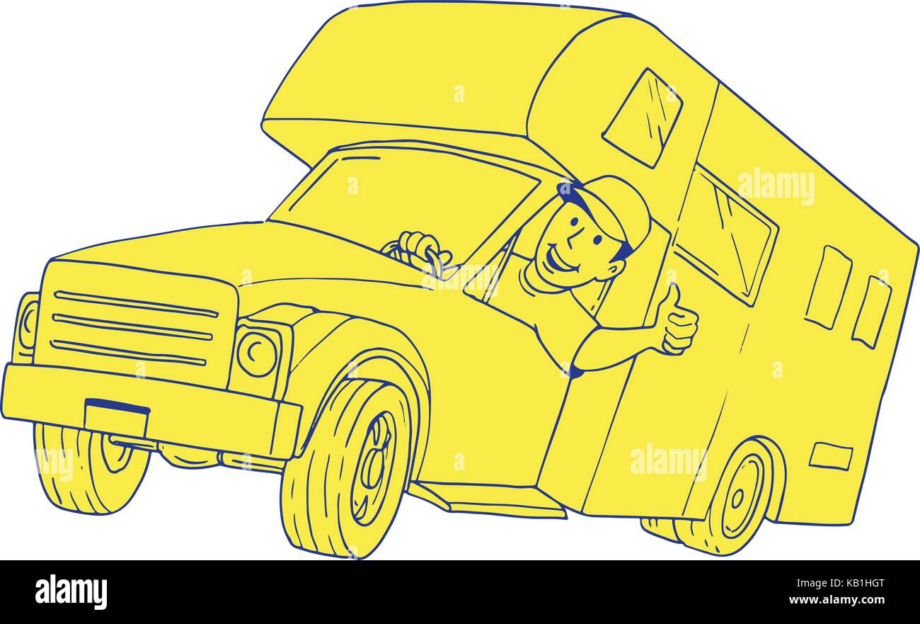 Caravan line up Stock Vector Images - Alamy