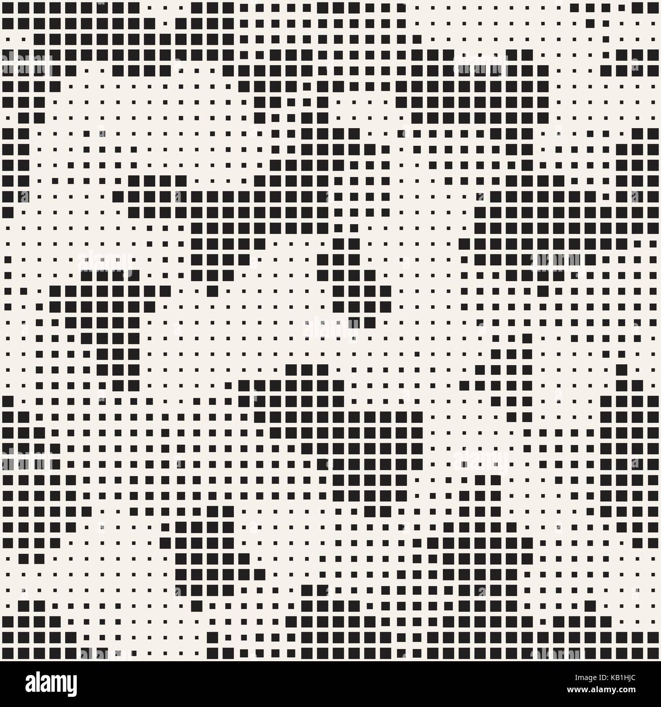 Modern Stylish Halftone Texture. Endless Abstract Background With ...