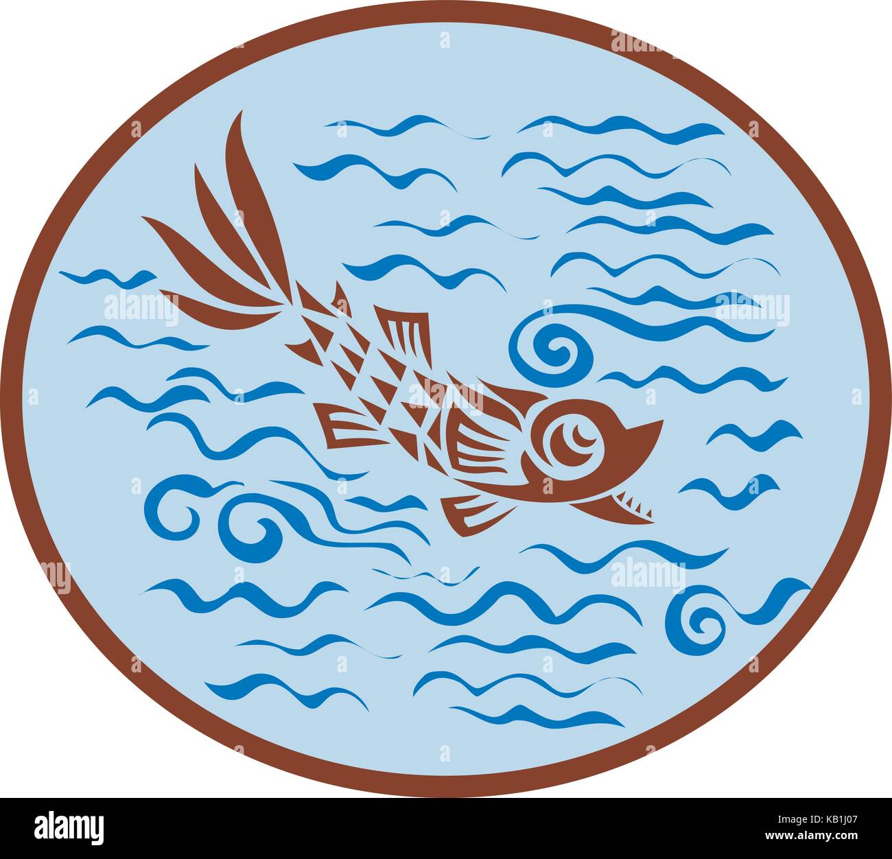 Medieval illustration of eel Stock Vector Images - Alamy