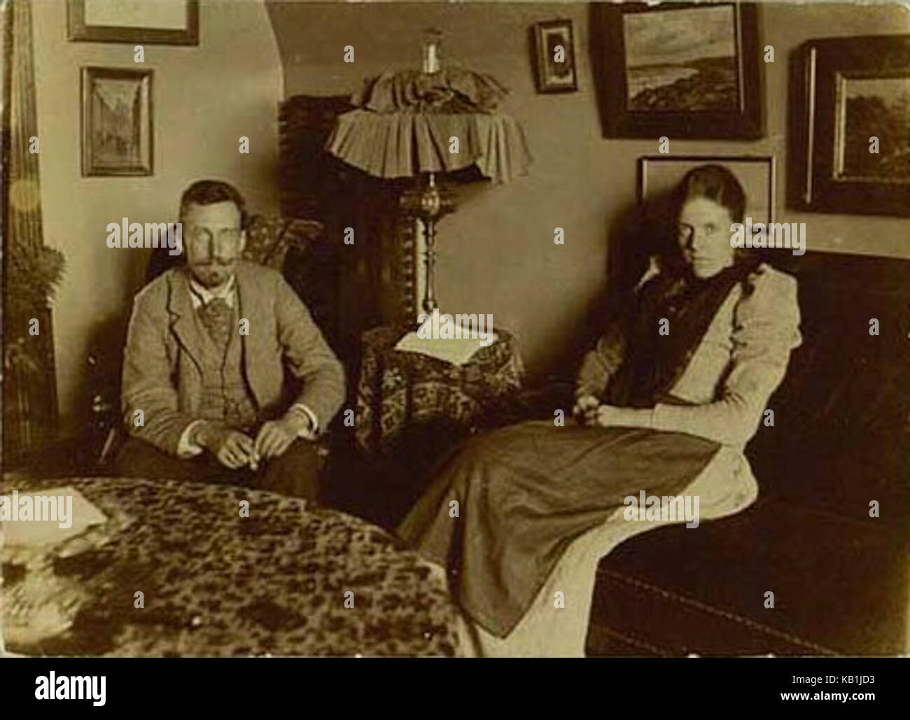 Viggo and Ingeborg Stuckenberg 1893 Stock Photo - Alamy