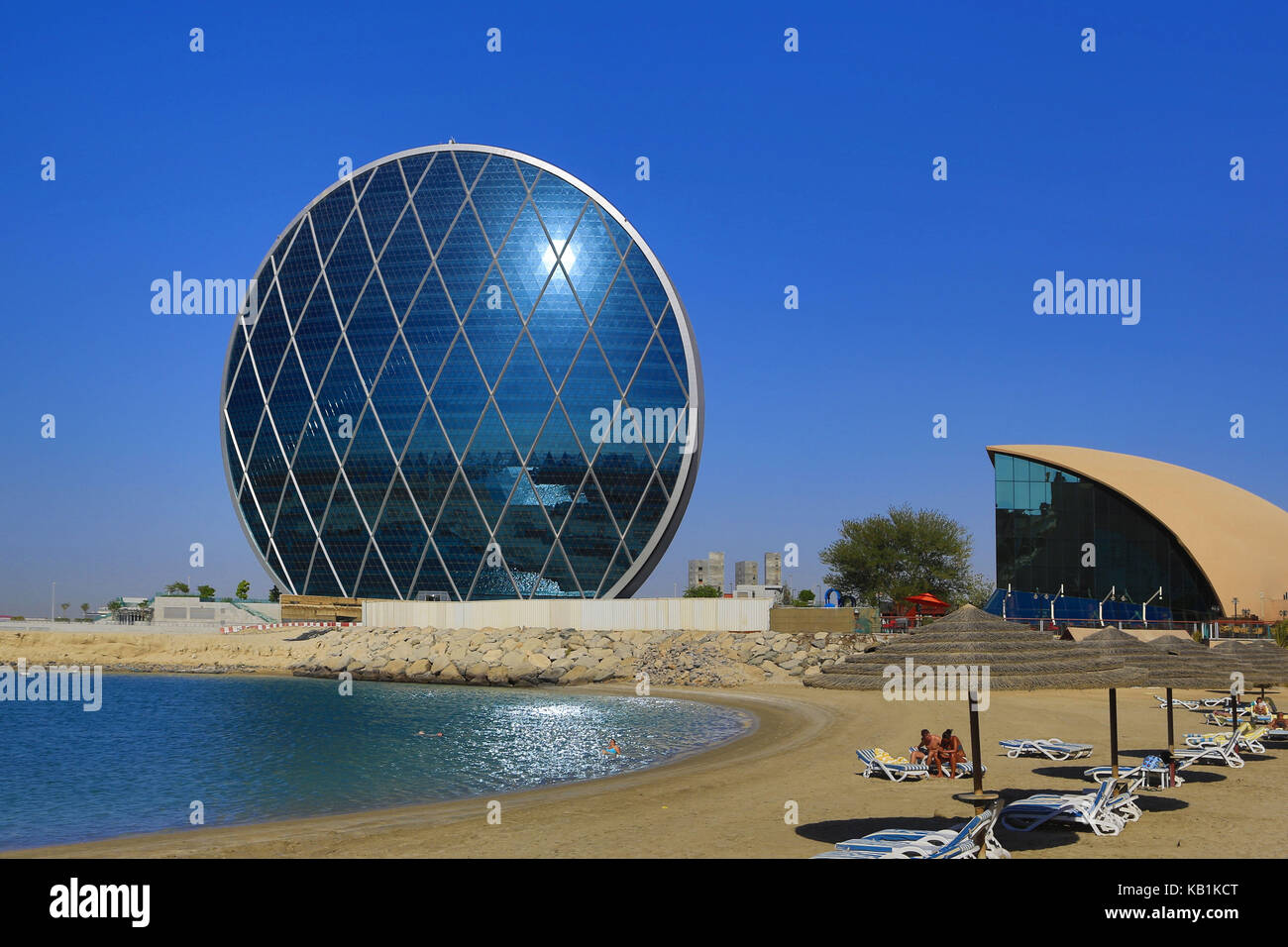 Aldar building, Al Raha Beach, Abu Dhabi Stock Photo - Alamy