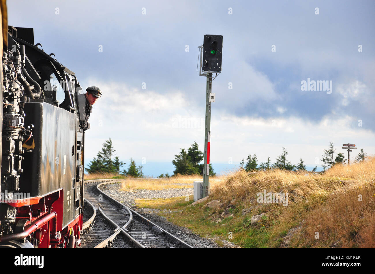 Germany, Saxony-Anhalt, east resin, lump, Harzer light railway, lump ...