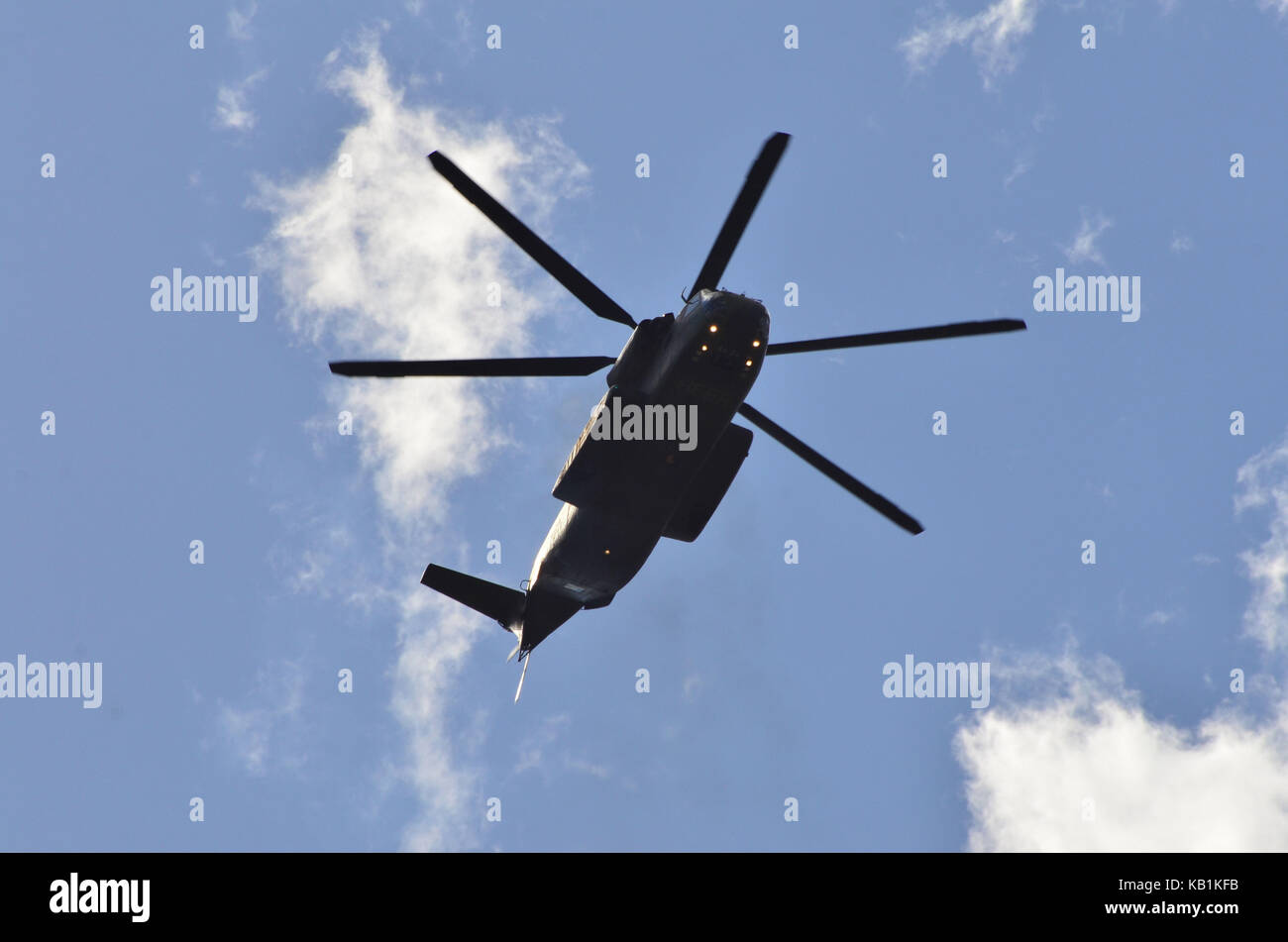 Germany, Berlin, ILA 2012, air display, military helicopter Stock Photo ...