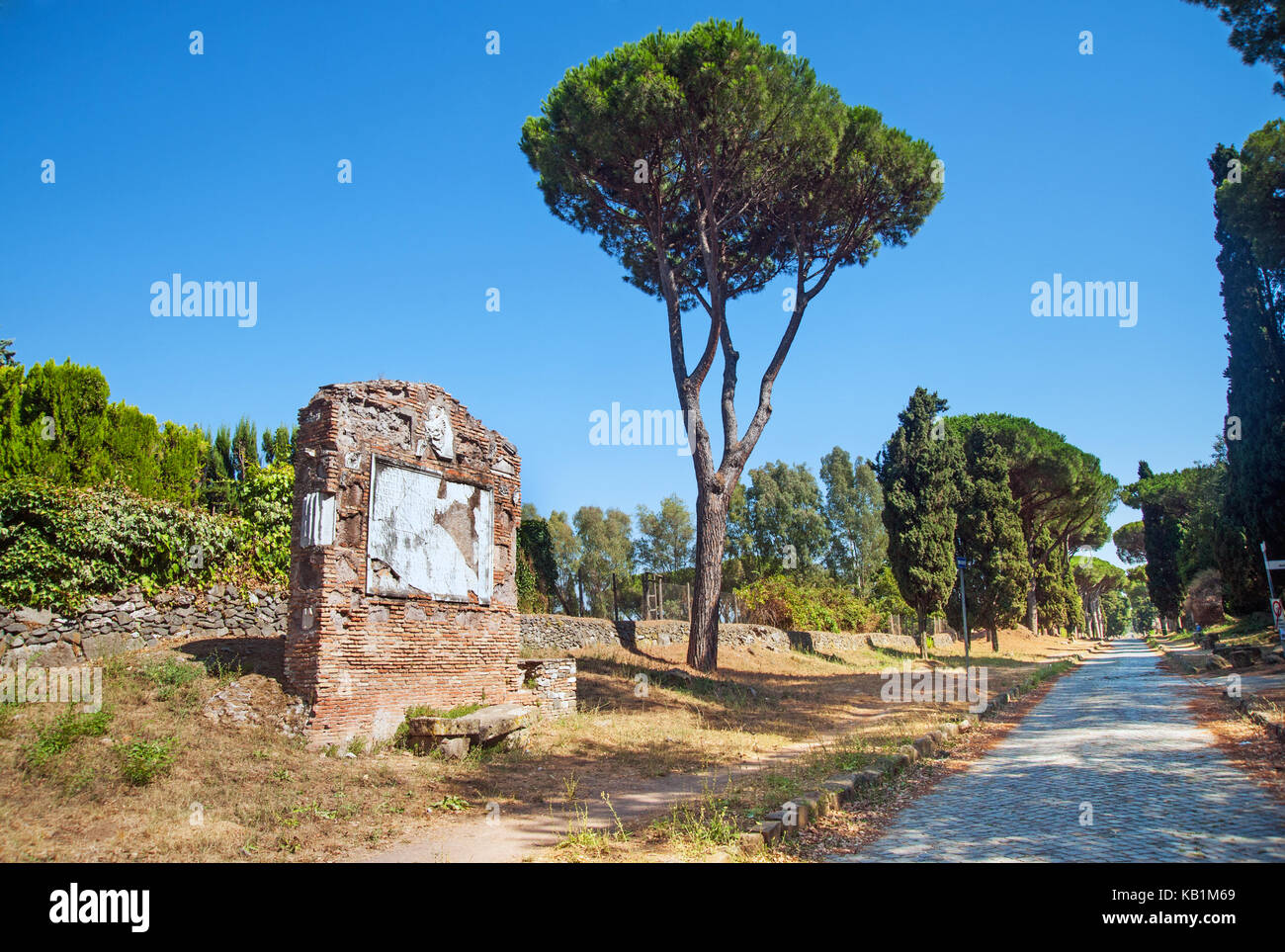Appian Way in Rome, Italy Stock Photo - Alamy