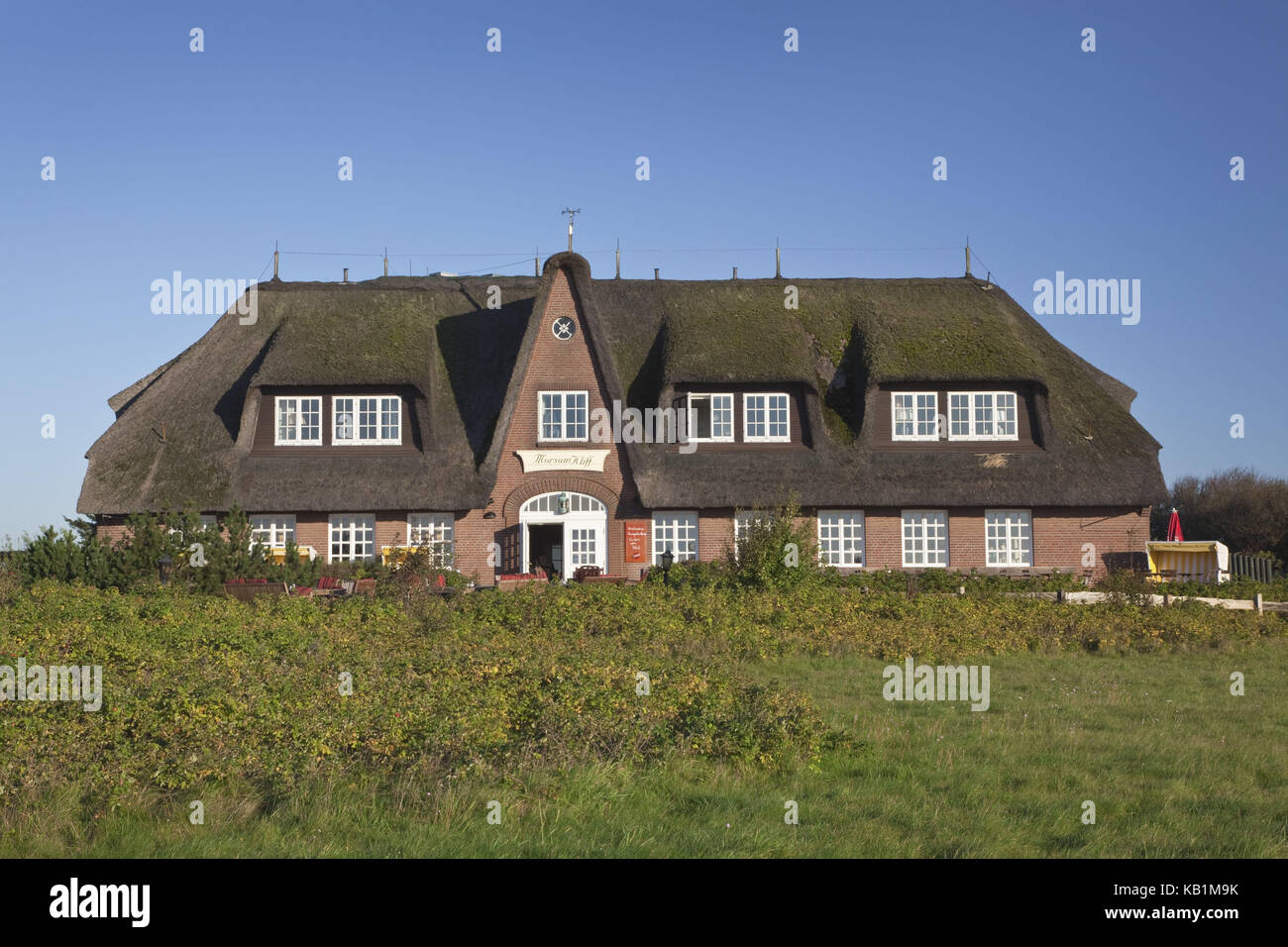 Frisian's house At Morsum cliff, Morsum, island Sylt, Sylt East ...