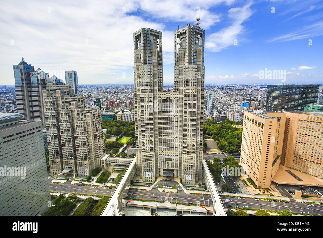 Government building of the prefecture Tokyo Stock Photo - Alamy