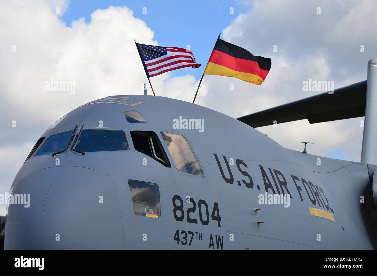 Germany, Berlin, ILA 2012, the US Airforce, transport plane, national ...