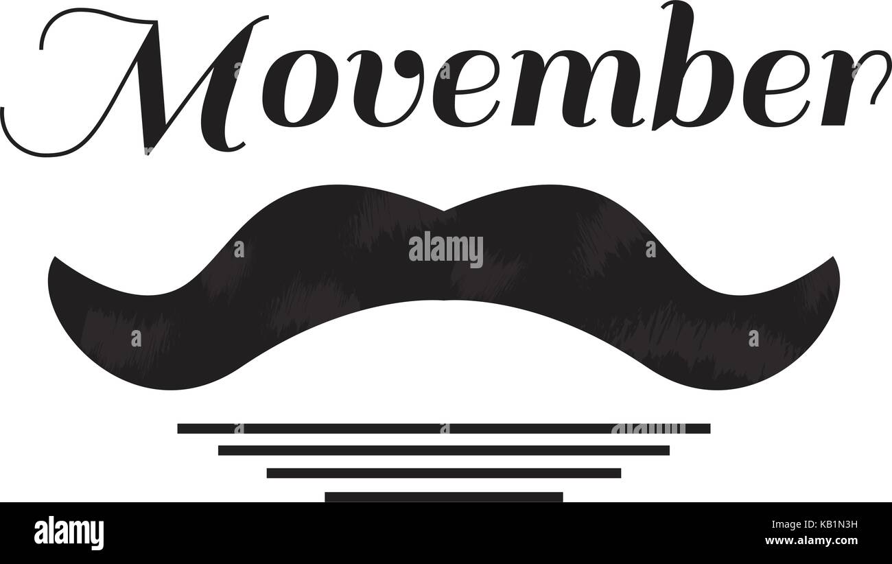 Movember graphic design Stock Vector Image & Art - Alamy