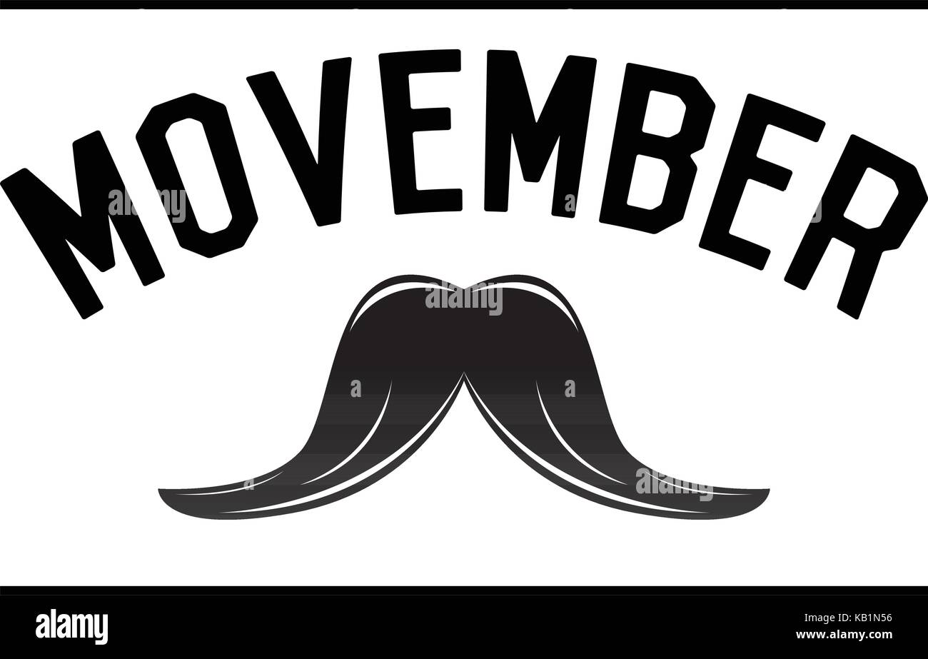 Movember graphic design Stock Vector Image & Art - Alamy