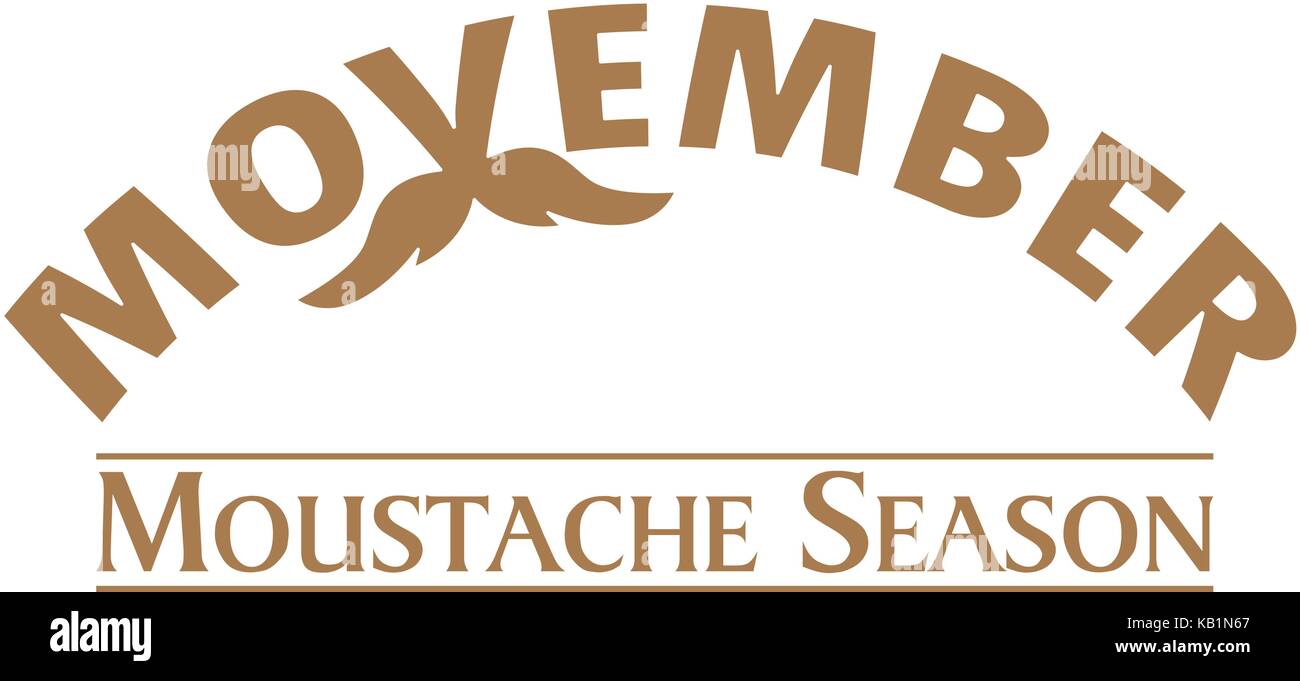Movember graphic design Stock Vector Image & Art - Alamy