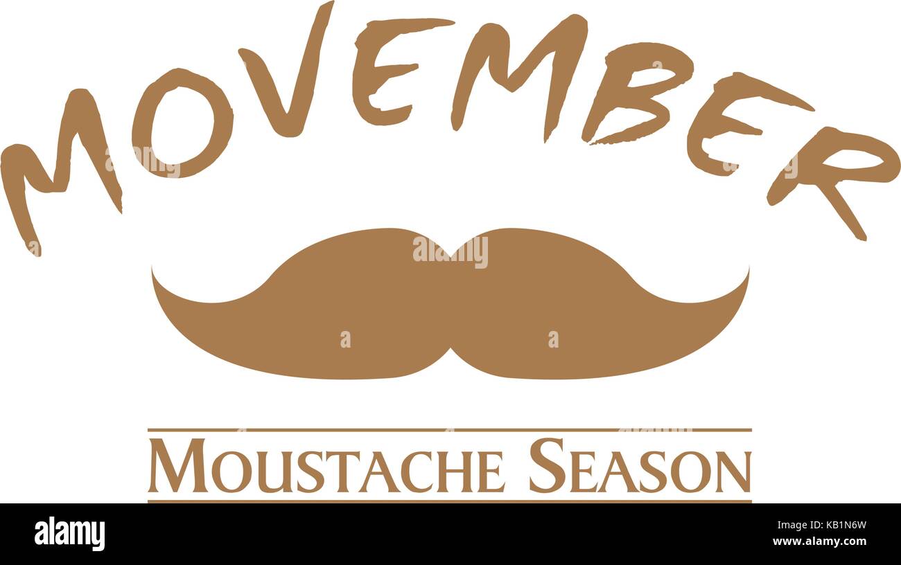 Movember graphic design Stock Vector Image & Art - Alamy