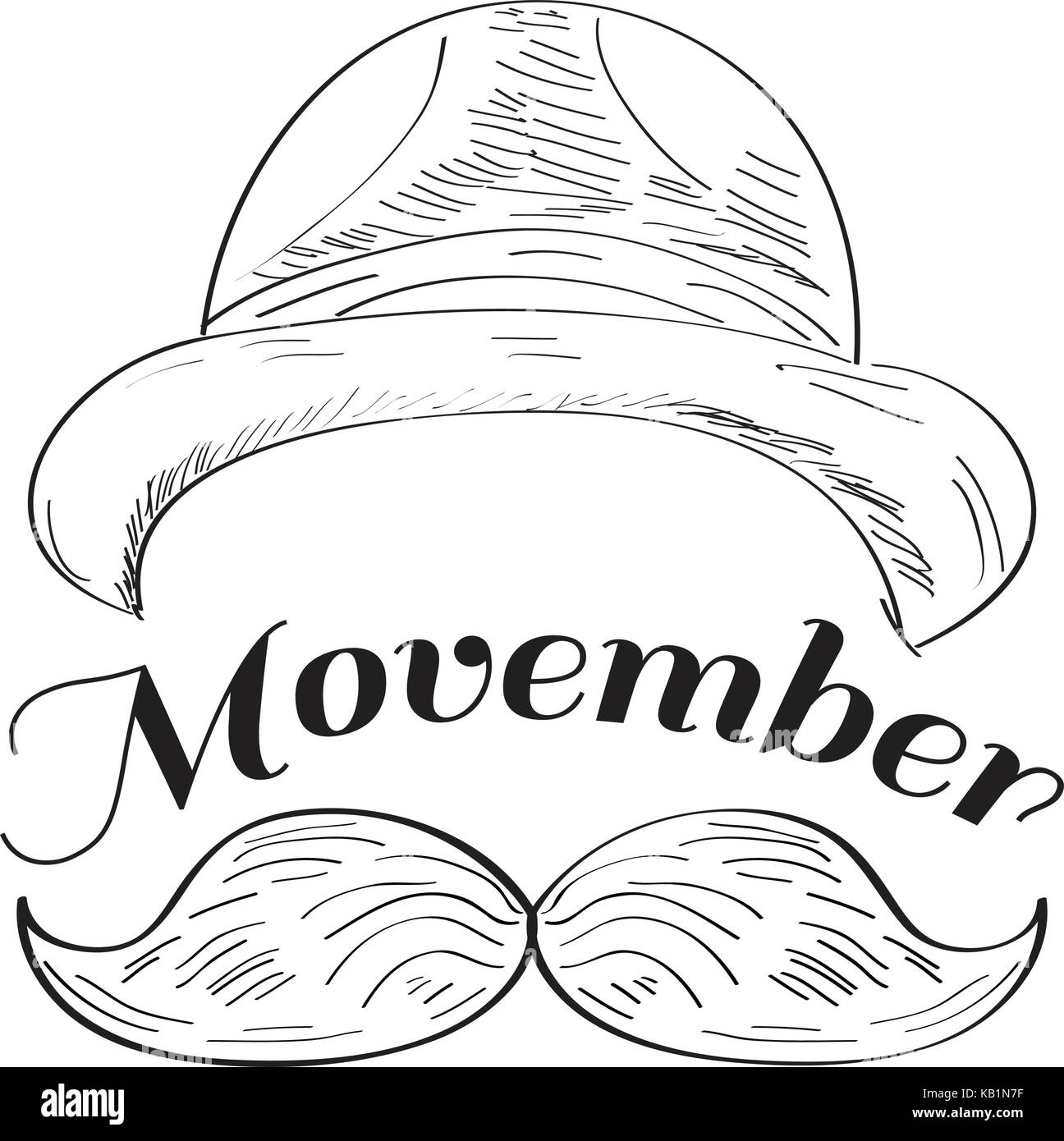 Movember graphic design Stock Vector Image & Art - Alamy