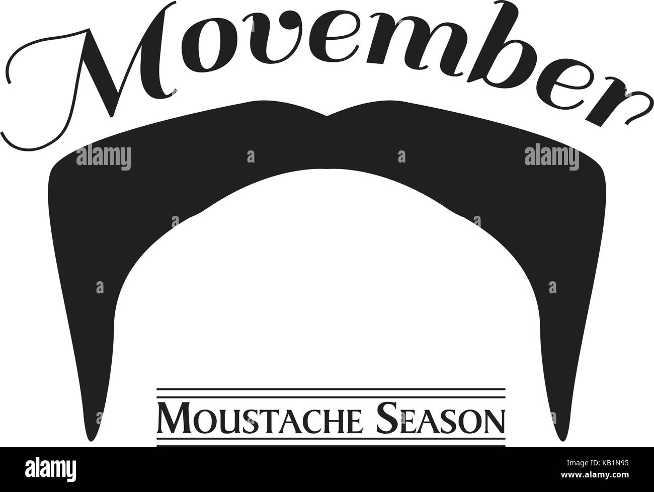 Movember graphic design Stock Vector Image & Art - Alamy