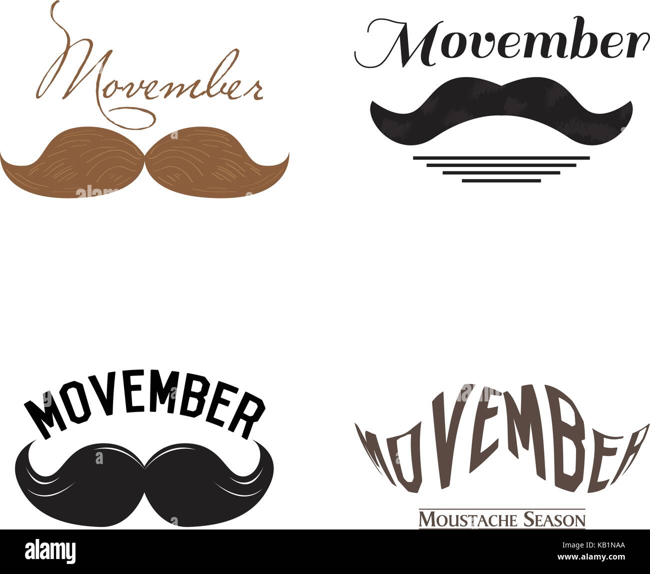 Movember illustration hi-res stock photography and images - Alamy