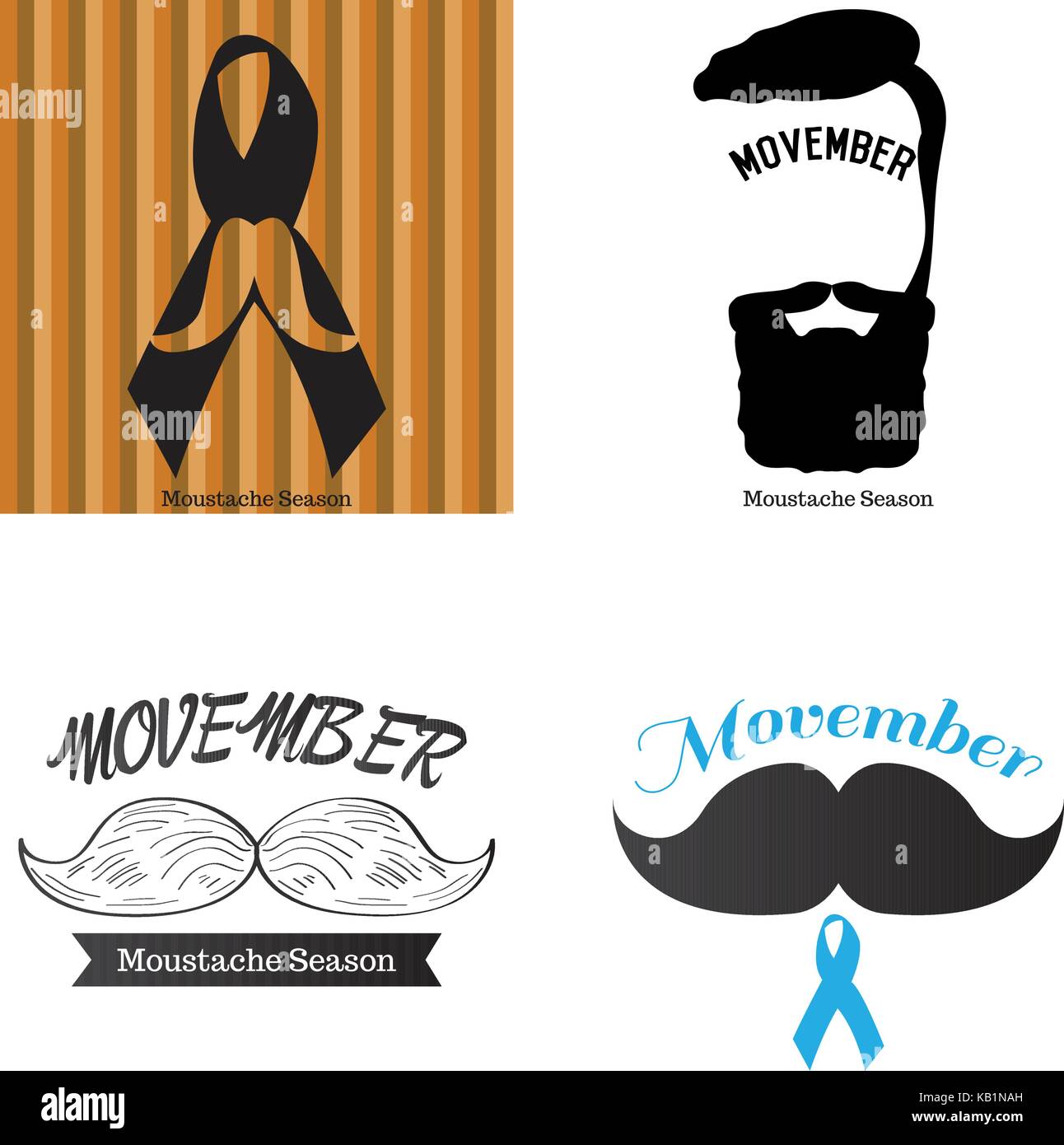 Movember graphic design Stock Vector Image & Art - Alamy