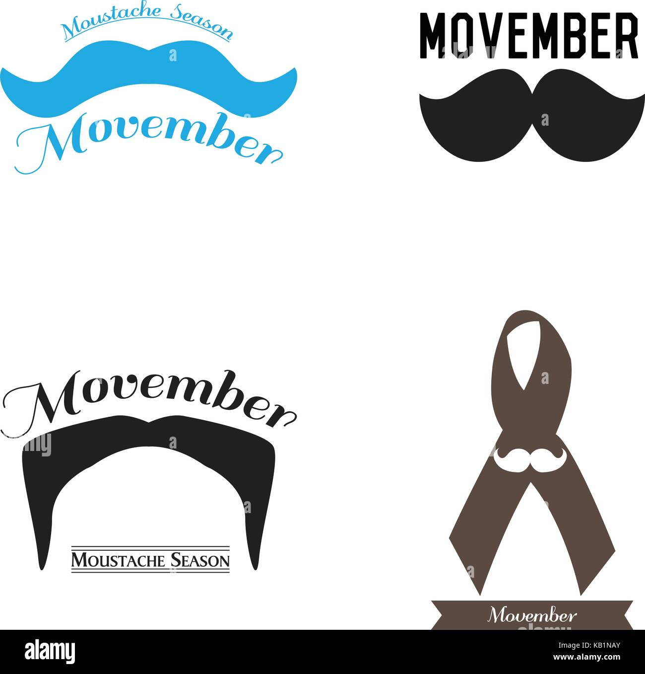 Movember graphic design Stock Vector Image & Art - Alamy