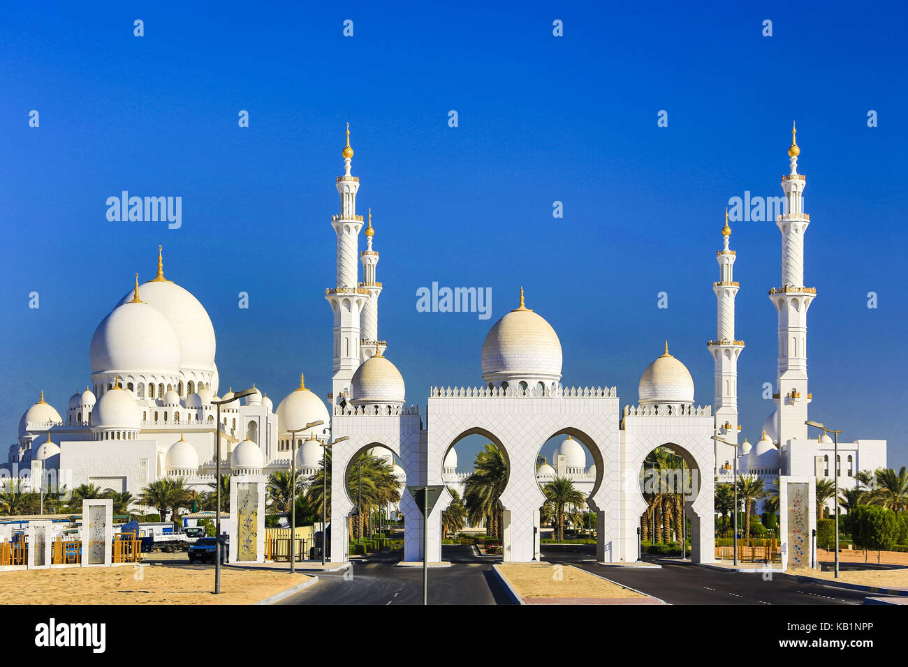 Sheikh Zayed Moschee, Abu Dhabi Stock Photo - Alamy