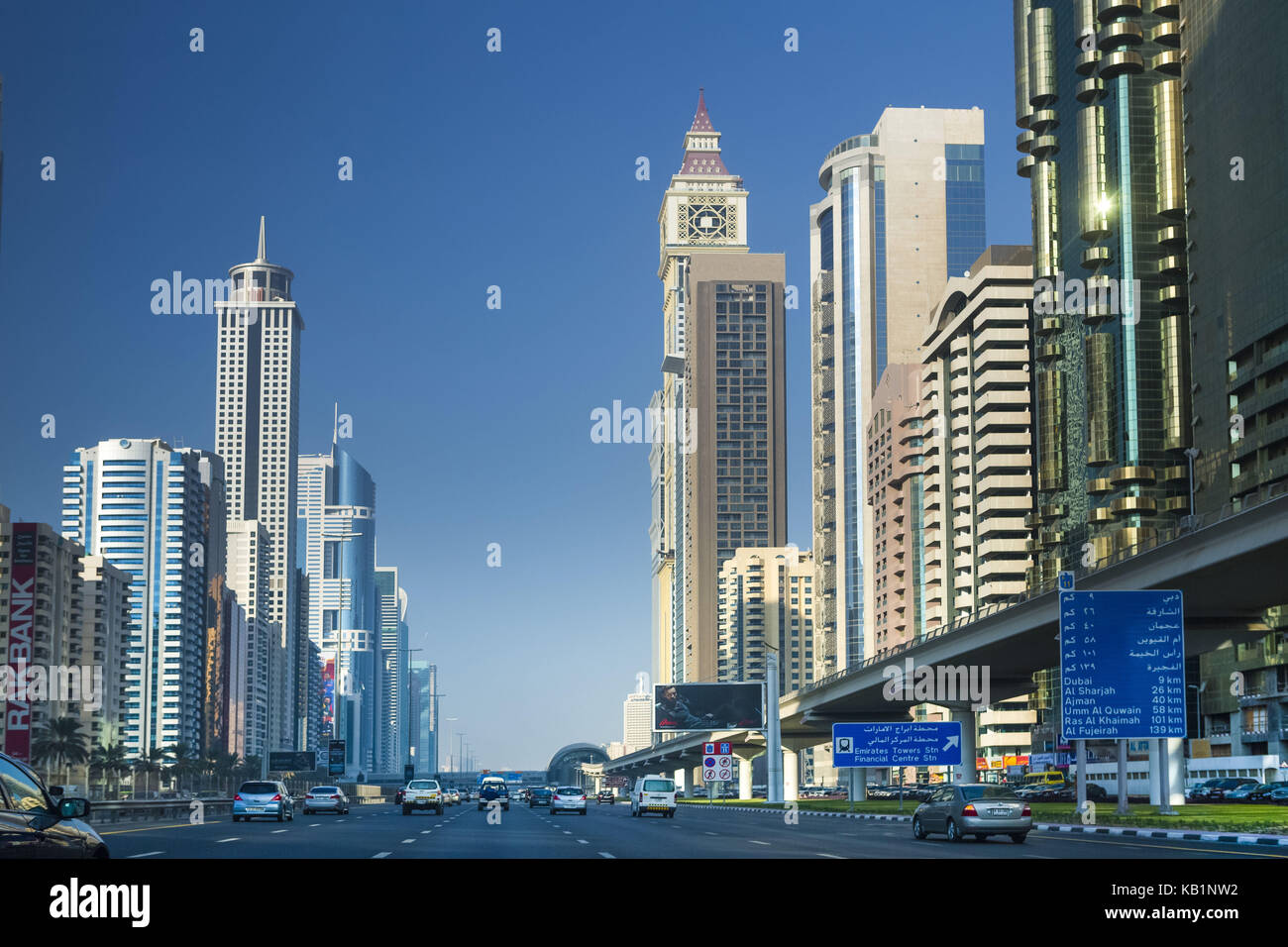 High rise buildings on sheikh hi-res stock photography and images - Alamy