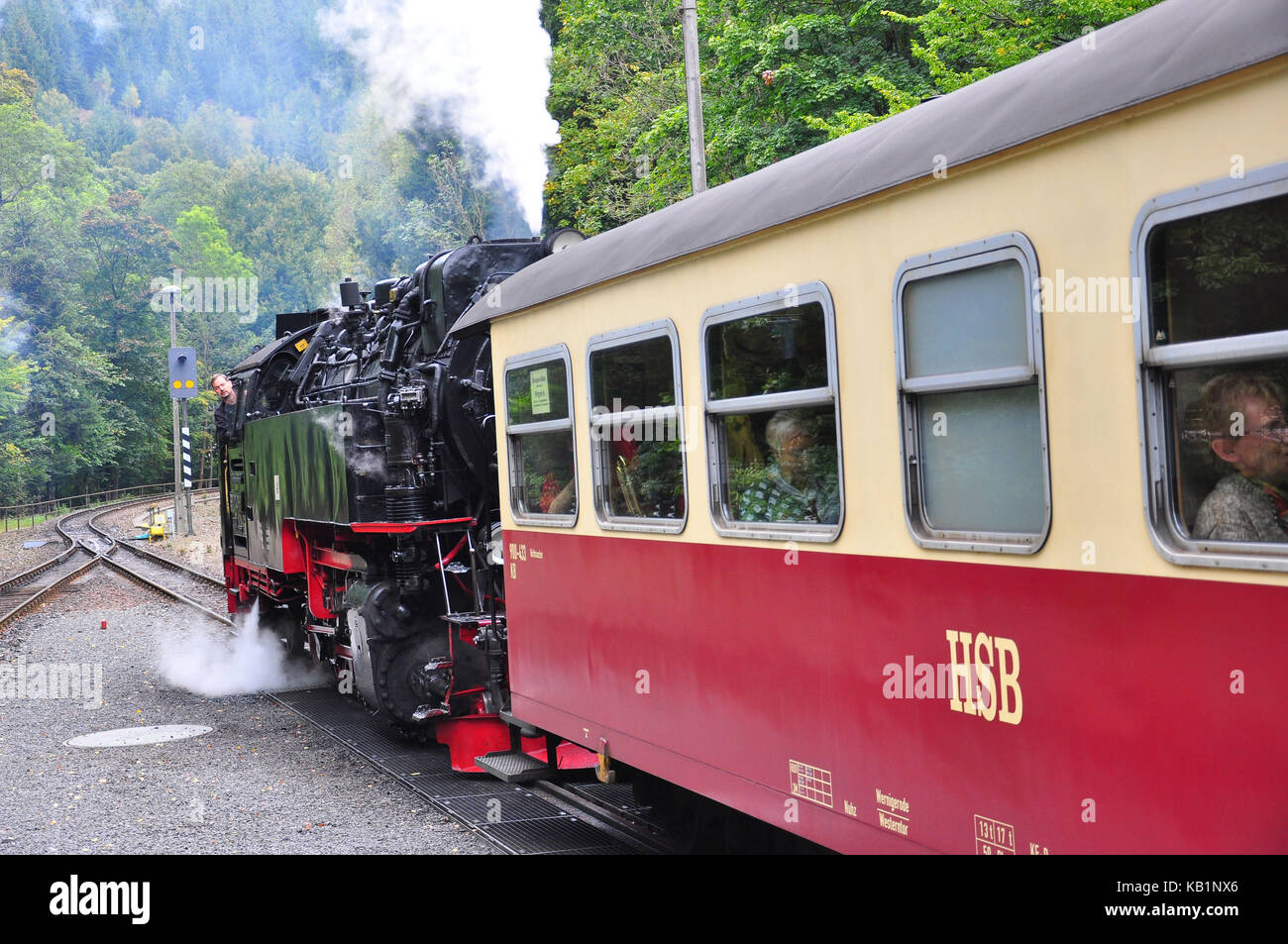 Germany, Saxony-Anhalt, east resin, Harzer light railway, lump express ...