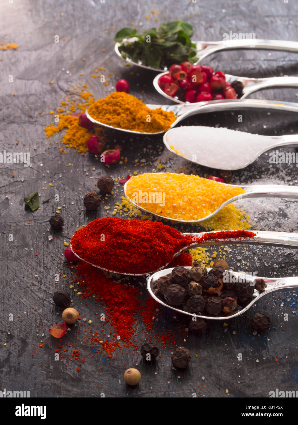 spices and herbs Stock Photo - Alamy