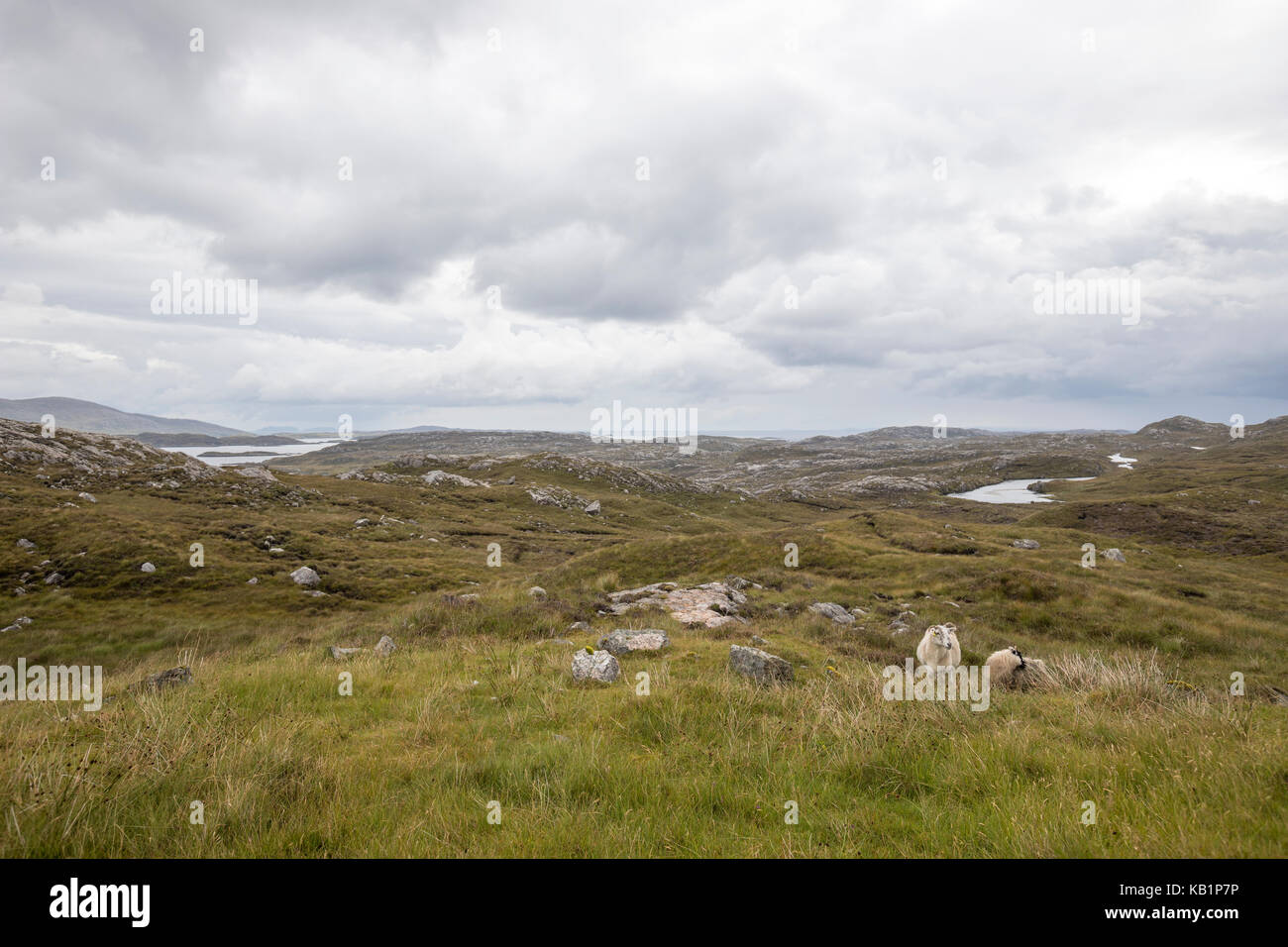 Landscape of Isle of Harris, Outer Hebrides, Scotland, UK Stock Photo ...