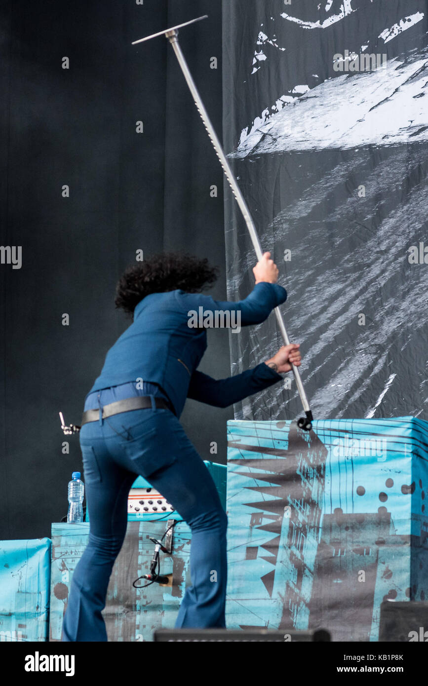 Leeds Festival 2017 - Day 3 Featuring: At The Drive In Where: Leeds ...