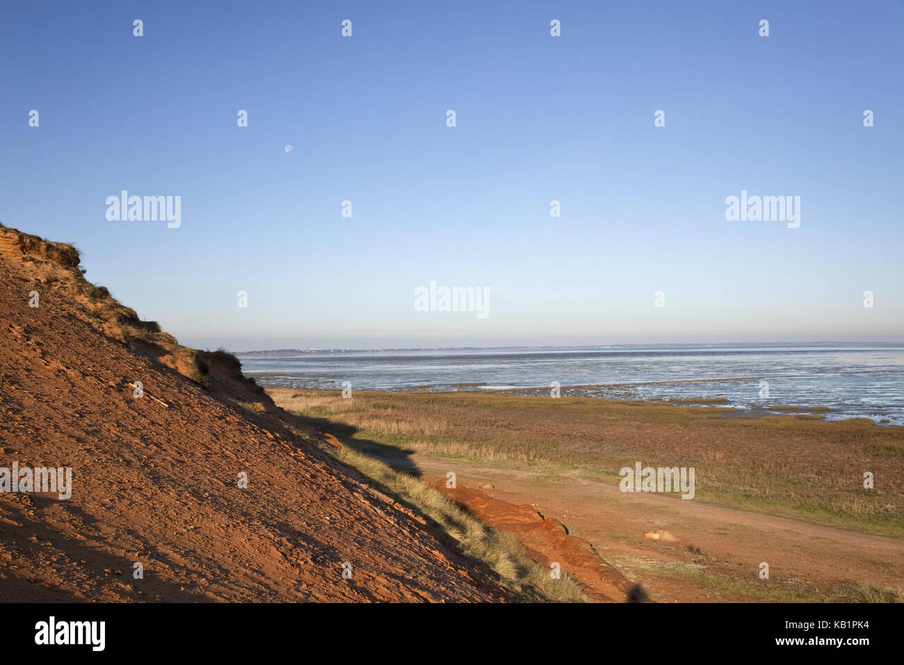 At Morsum cliff, Morsum on the island Sylt, Sylt East, Schleswig ...