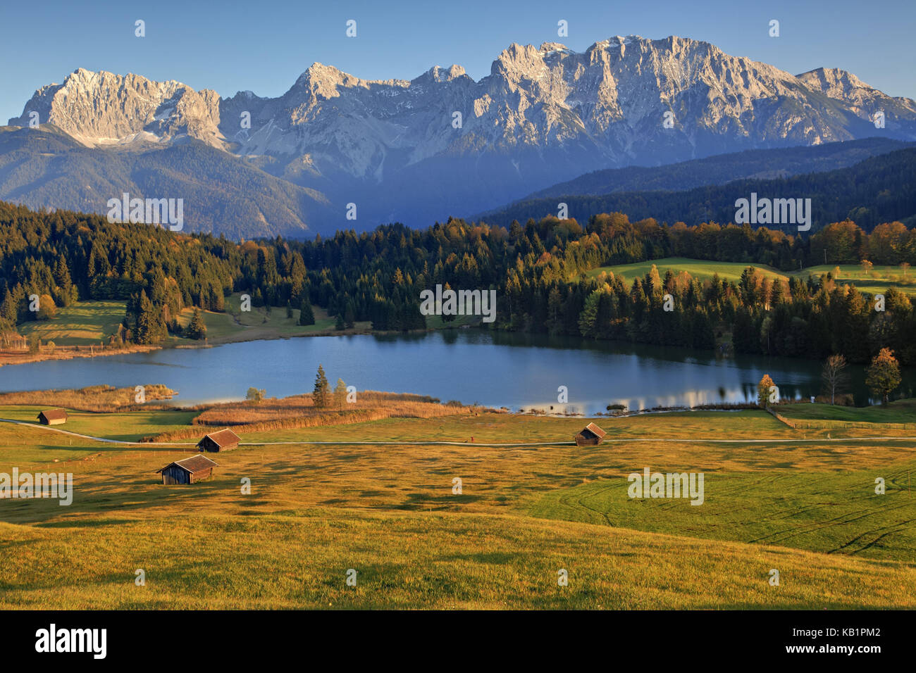 Germany, Bavaria, Upper Bavaria, Werdenfelser Land (region), Geroldsee ...