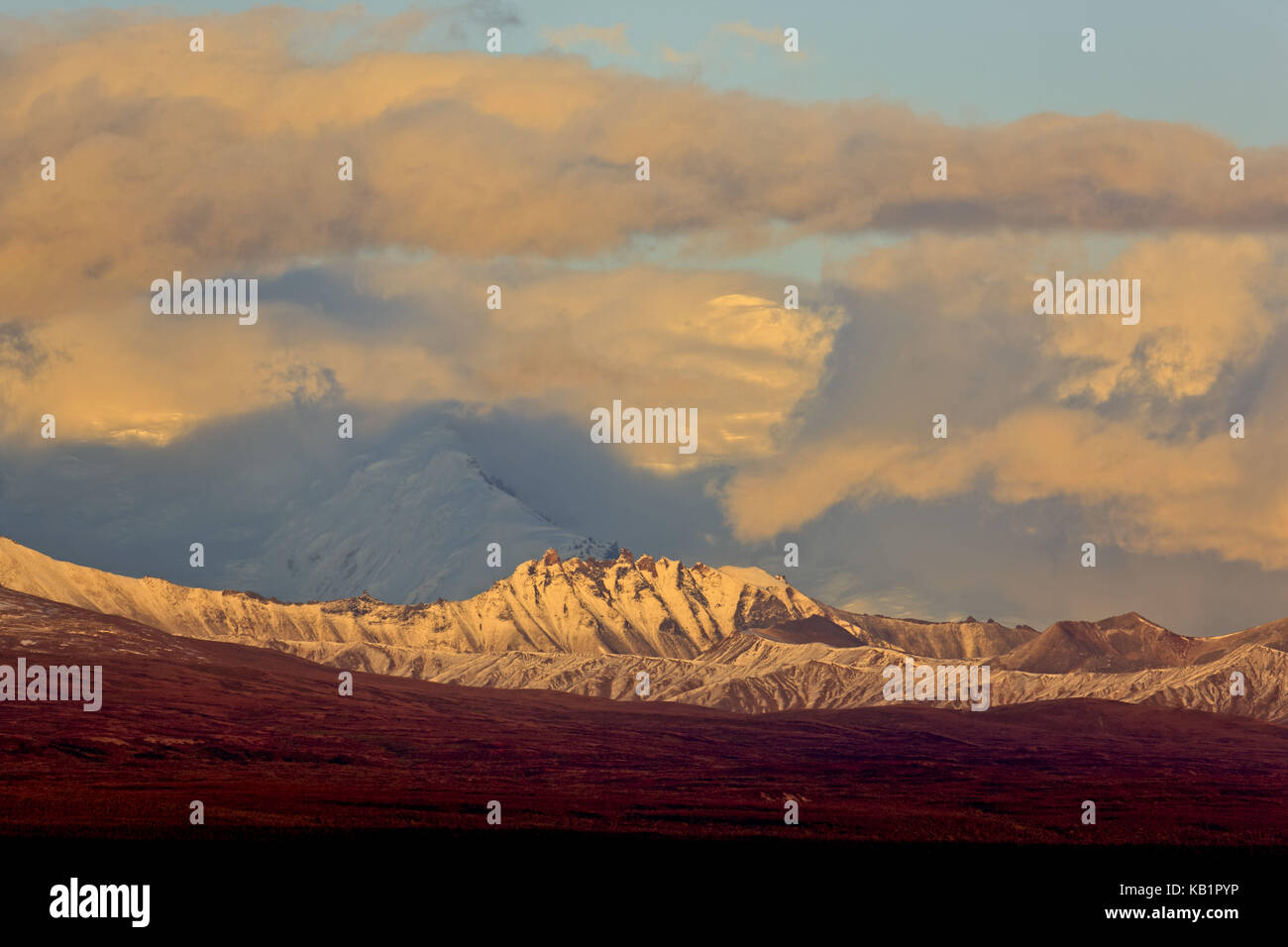 North America, the USA, Alaska, the central south, Wrangell Mountains ...