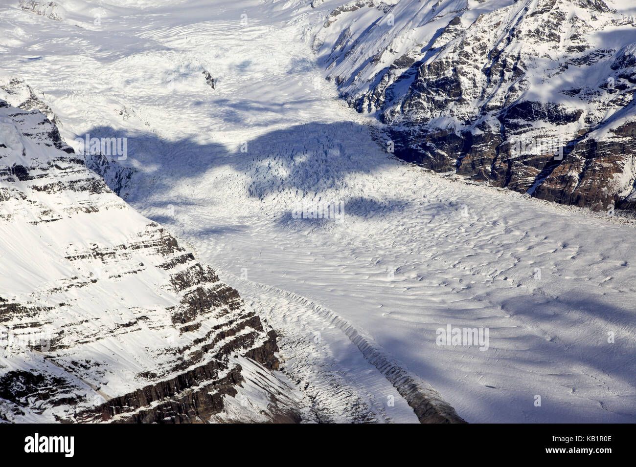 North America, the USA, Alaska, the central south, Wrangell Mountains ...