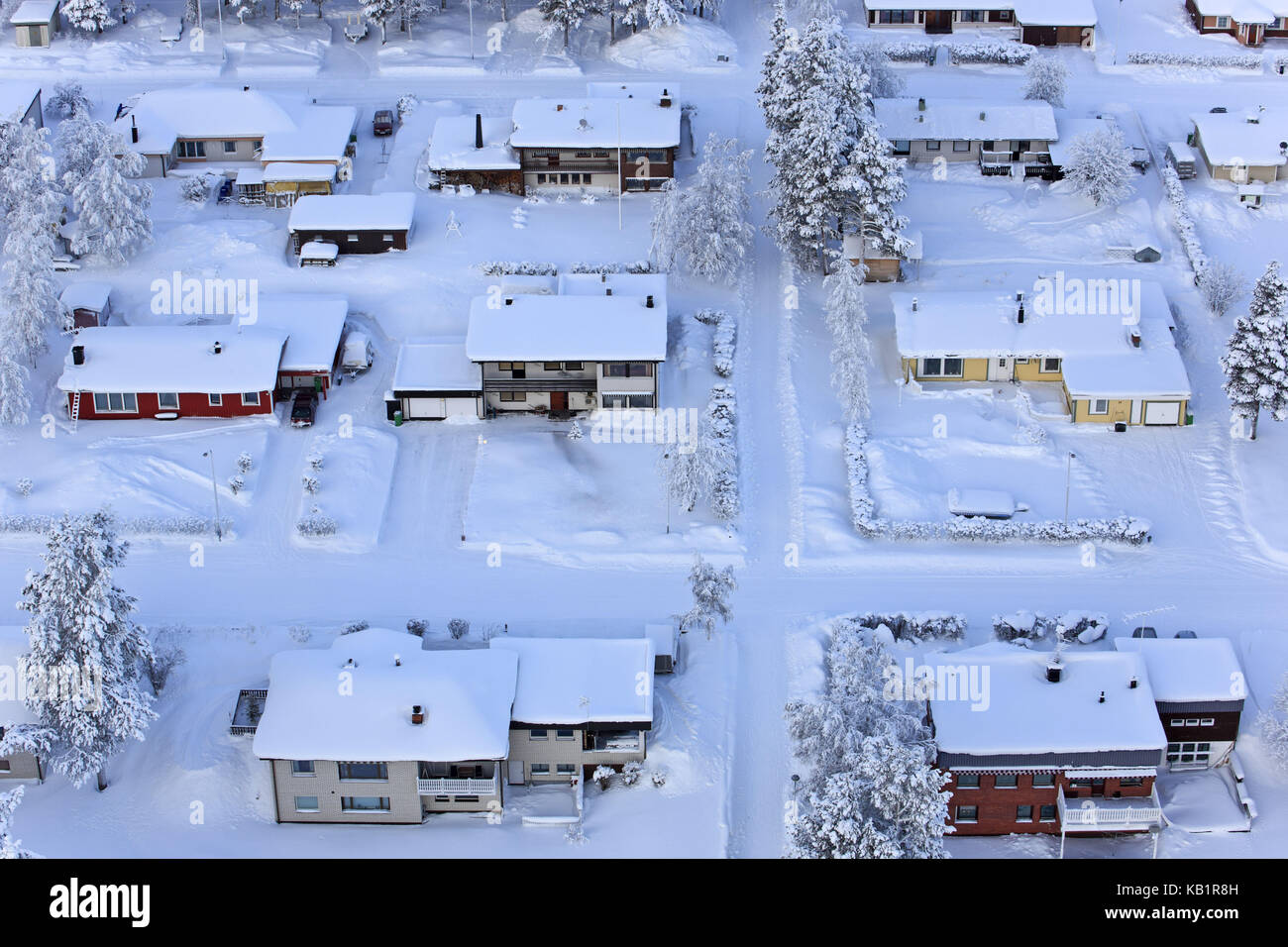 Sweden, Swedish Lapland, Gällivare, winter, winter scenery Stock Photo ...