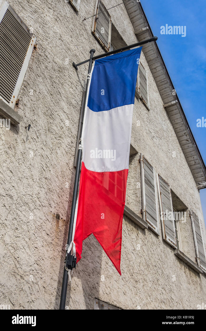 French national flag - tricolour Stock Photo - Alamy