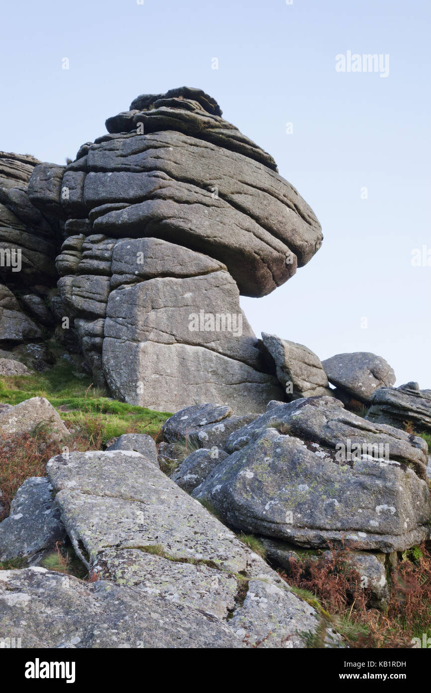 England, Devon, Dartmoor, Hound Tor Stock Photo - Alamy