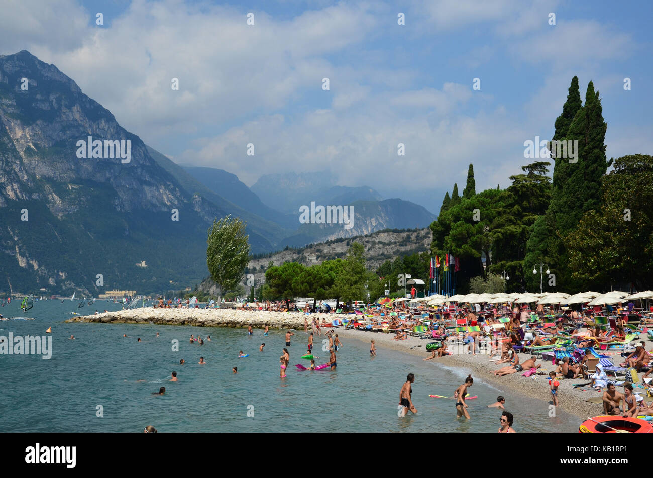 Torbole italy beach hi-res stock photography and images - Alamy