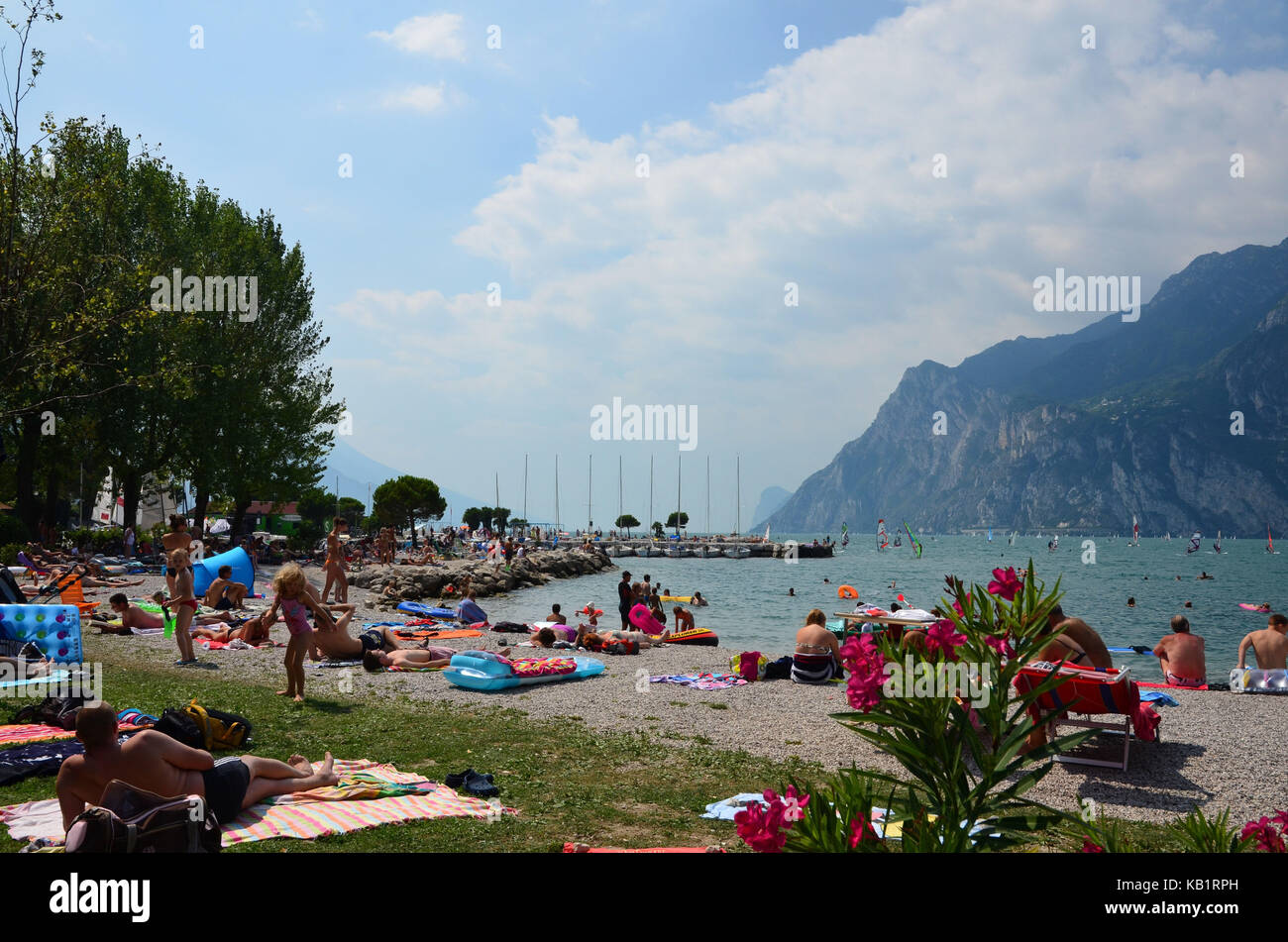 Torbole italy beach hi-res stock photography and images - Alamy