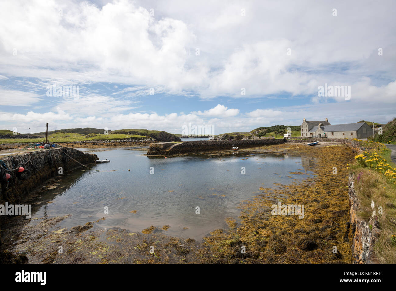 Rodel harbour hi-res stock photography and images - Alamy