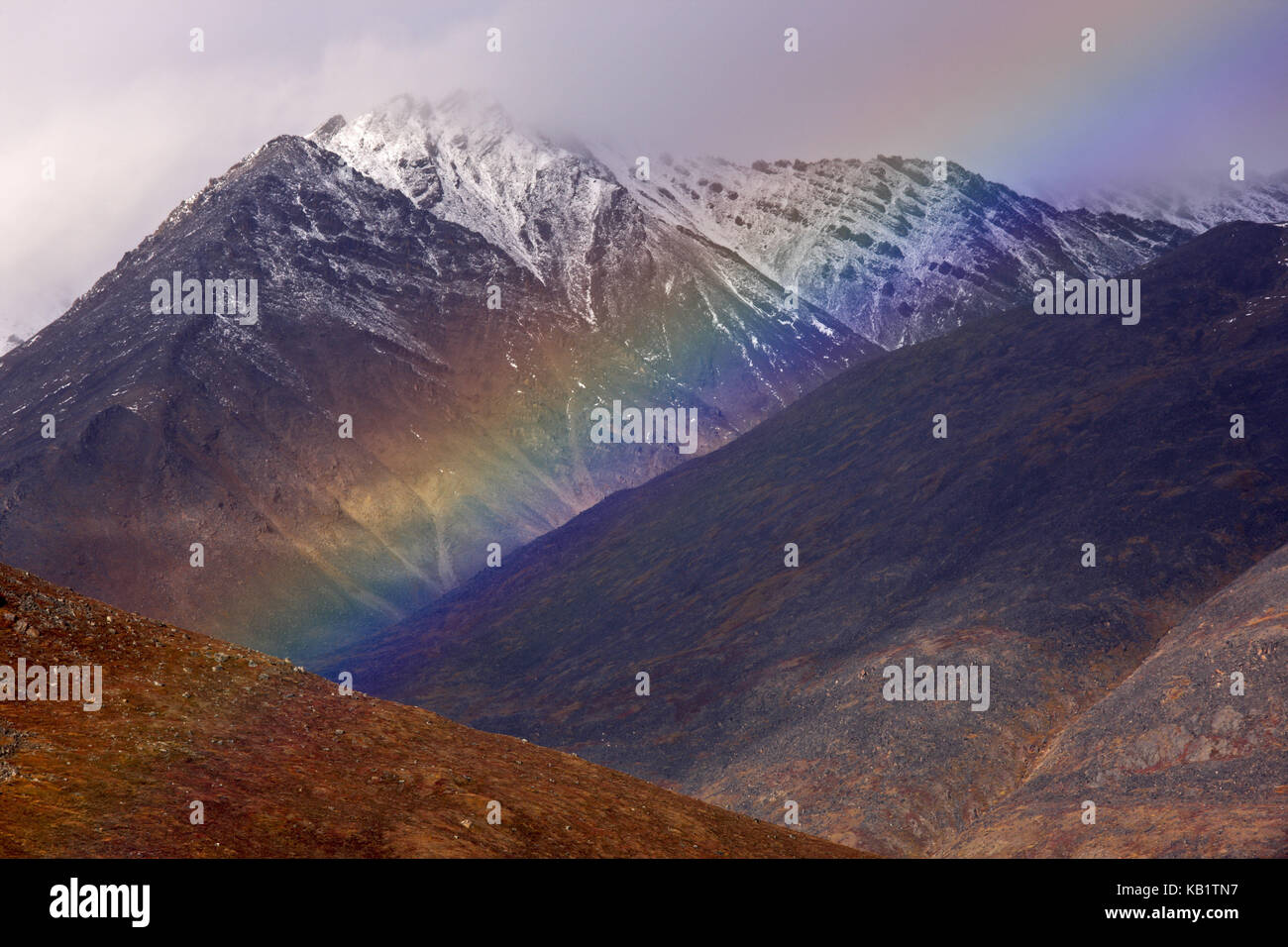 North America, the USA, Alaska, Brooks Range, mountain landscape ...