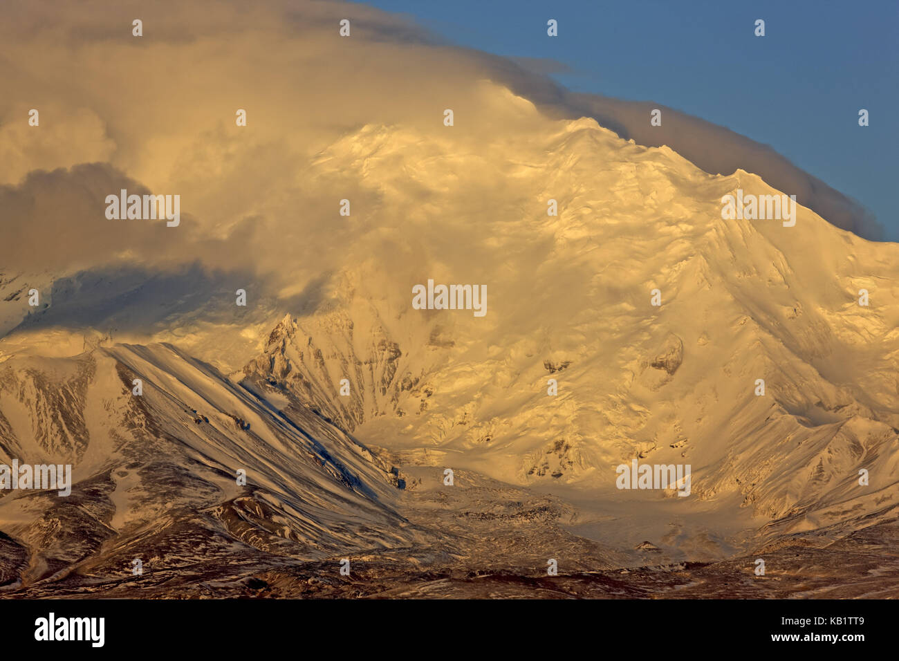 North America, the USA, Alaska, the central south, Wrangell Mountains ...
