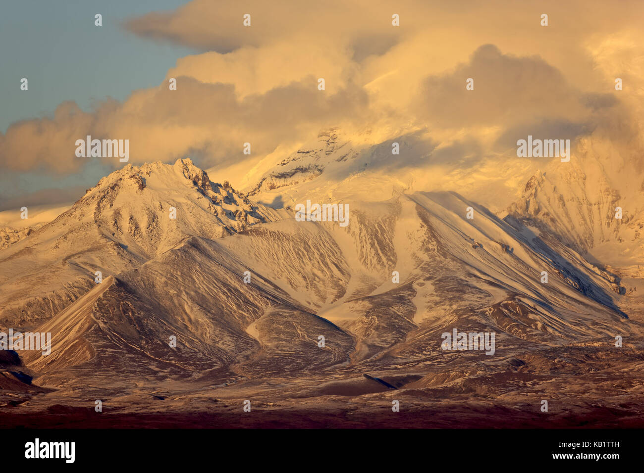 North America, the USA, Alaska, the central south, Wrangell Mountains ...