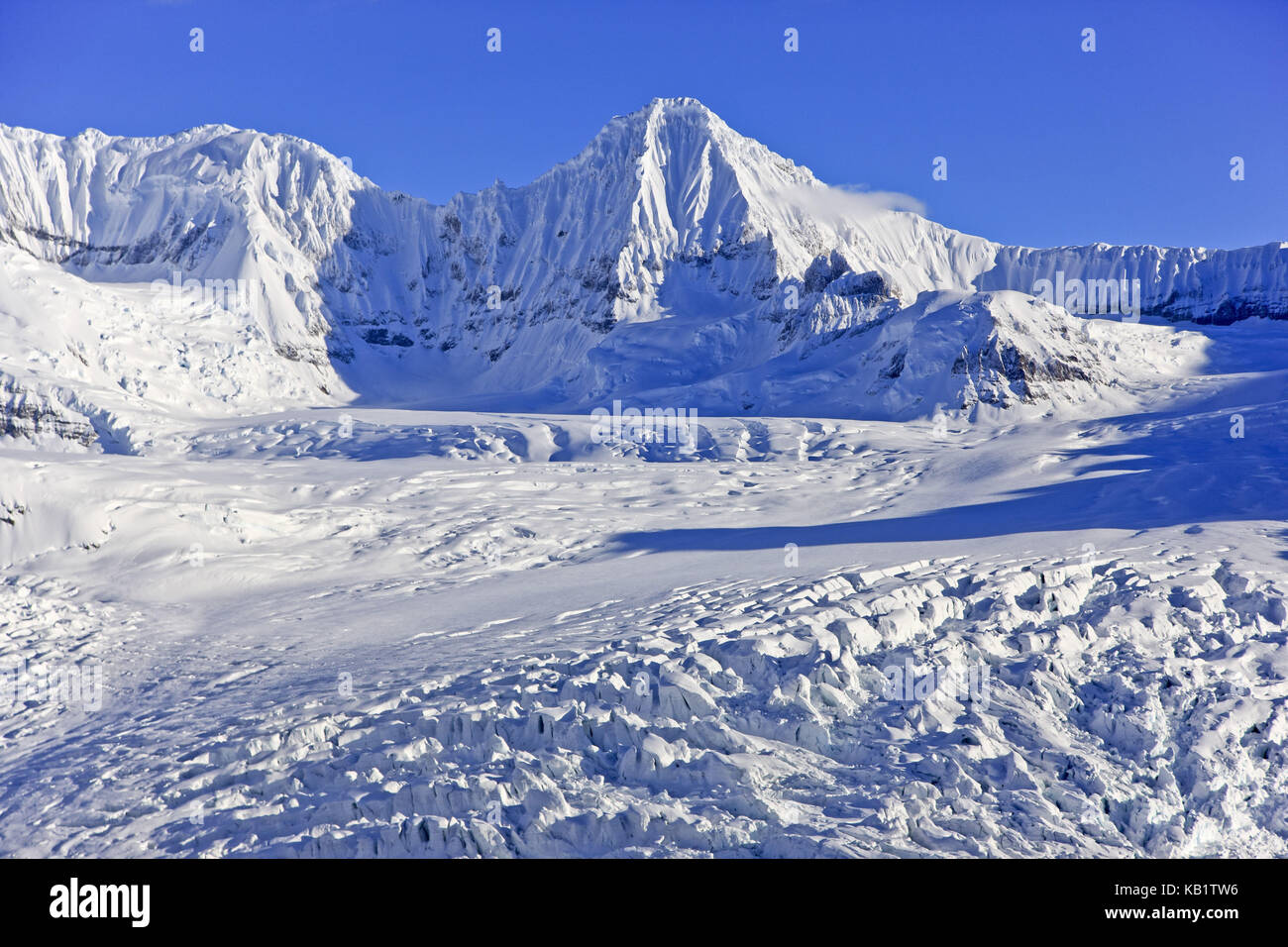North America, the USA, Alaska, the central south, Wrangell Mountains ...