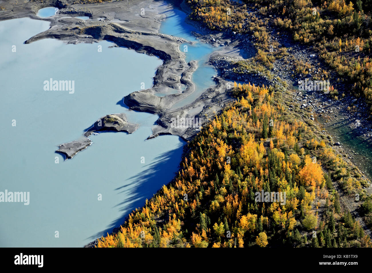 North America, the USA, Alaska, the central south, Wrangell Mountains ...