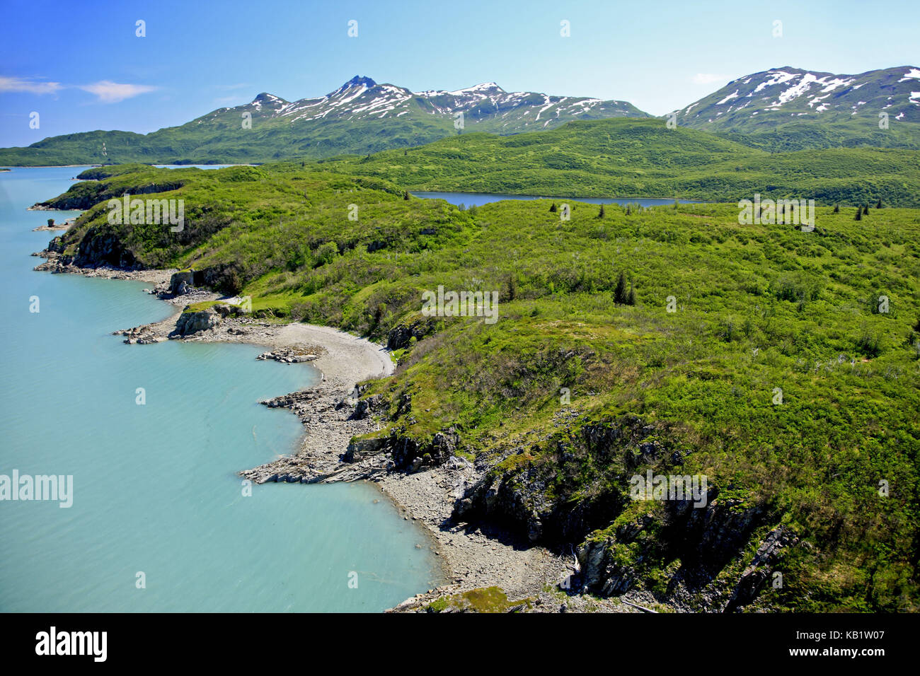 North America, the USA, Alaska, Katmai national park, Kukak Bay ...
