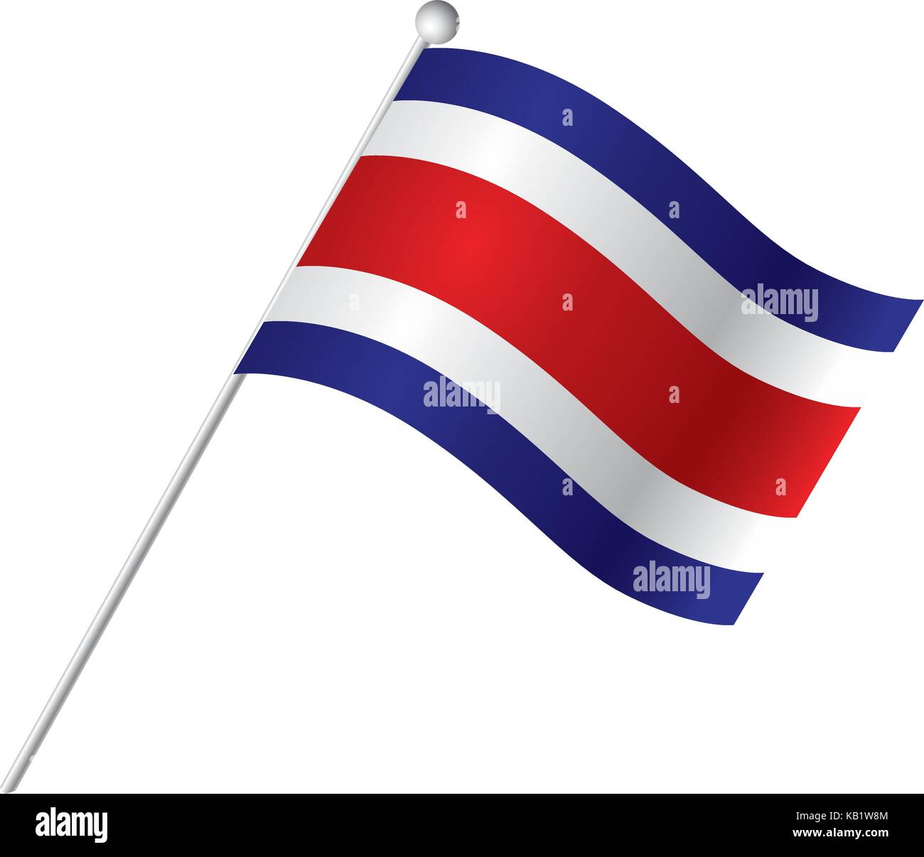 American wave style flag design Stock Vector Images - Alamy