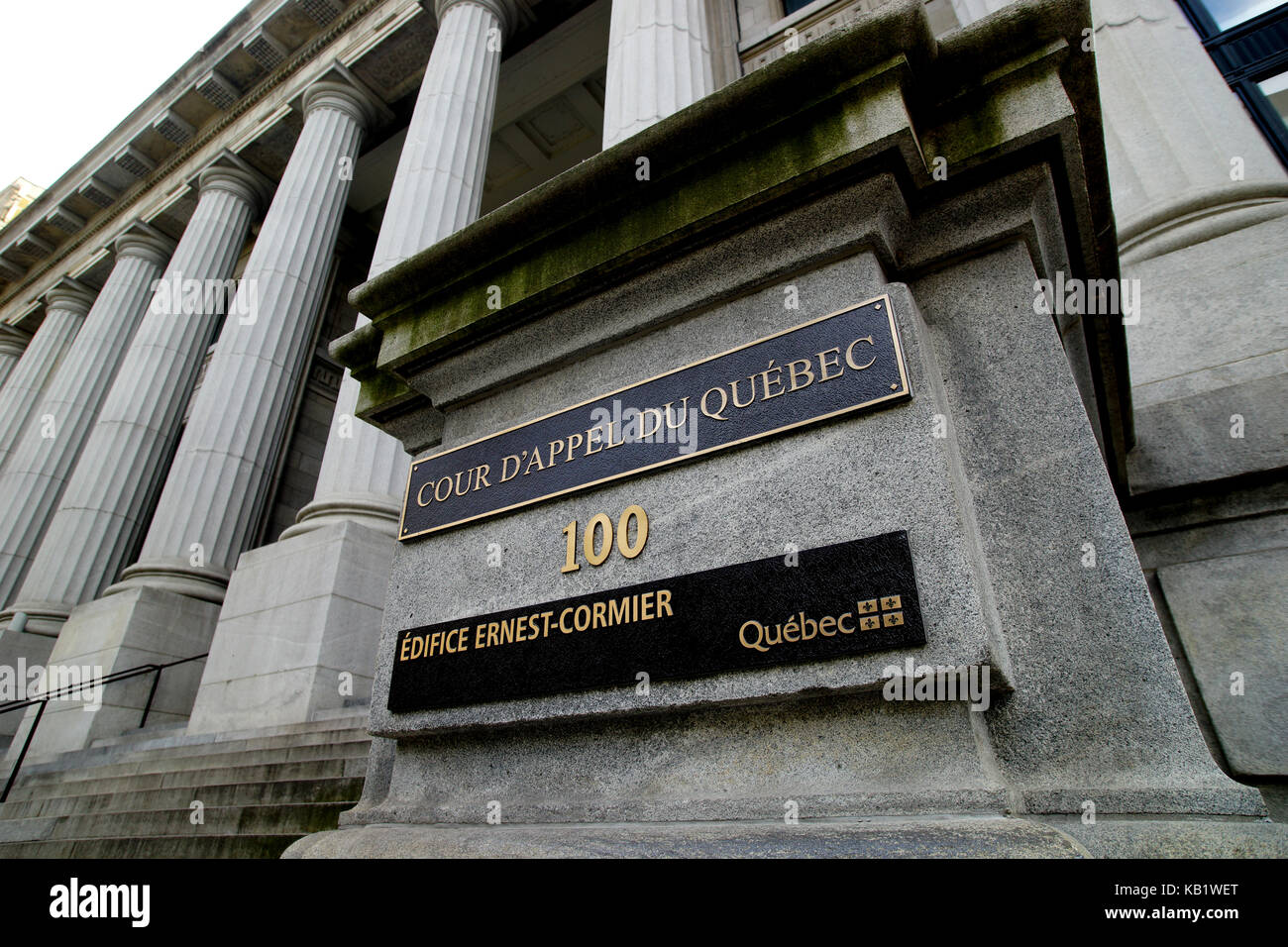 Building of the Quebec Court of appeals in Old Montreal Stock Photo - Alamy