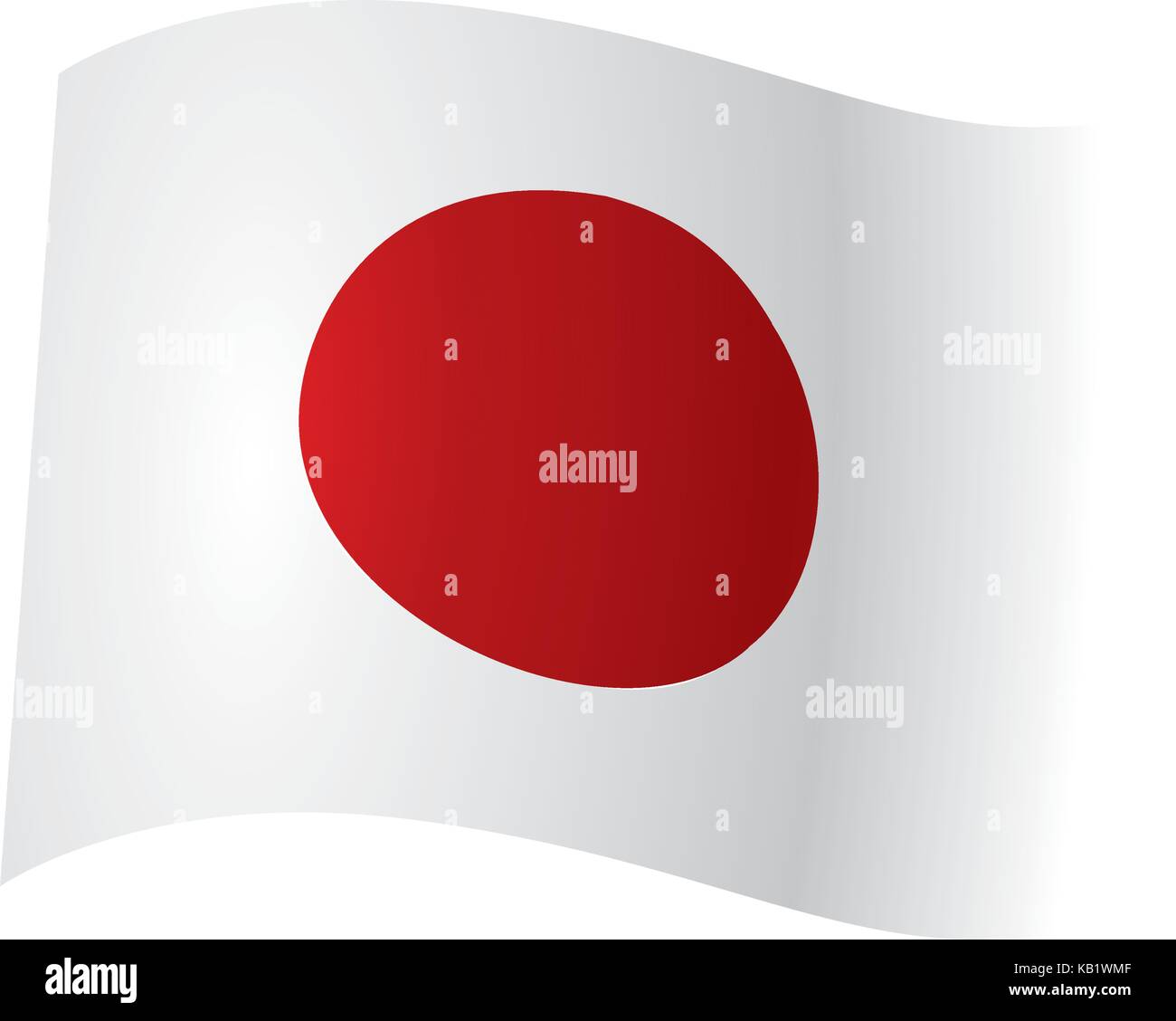 Japanese flag digital Stock Vector Images - Alamy