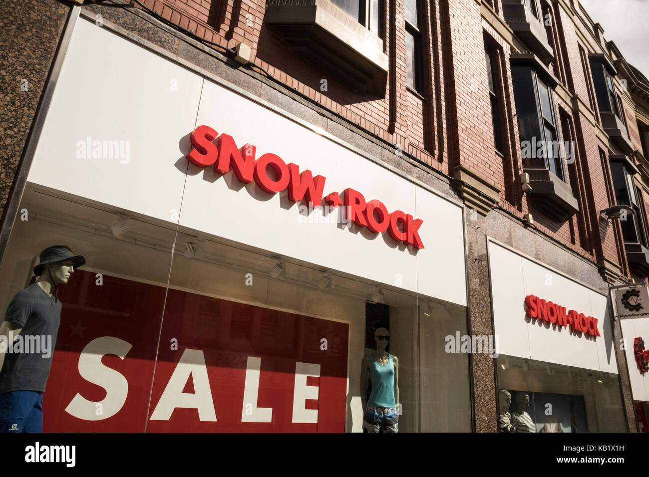 Exterior photograph of The Snow & Rock Shop in Leeds City Centre ...